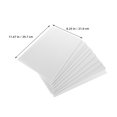 10 Sheets Tools White Poster Board Foam Sketch Paper Craft Supply ...