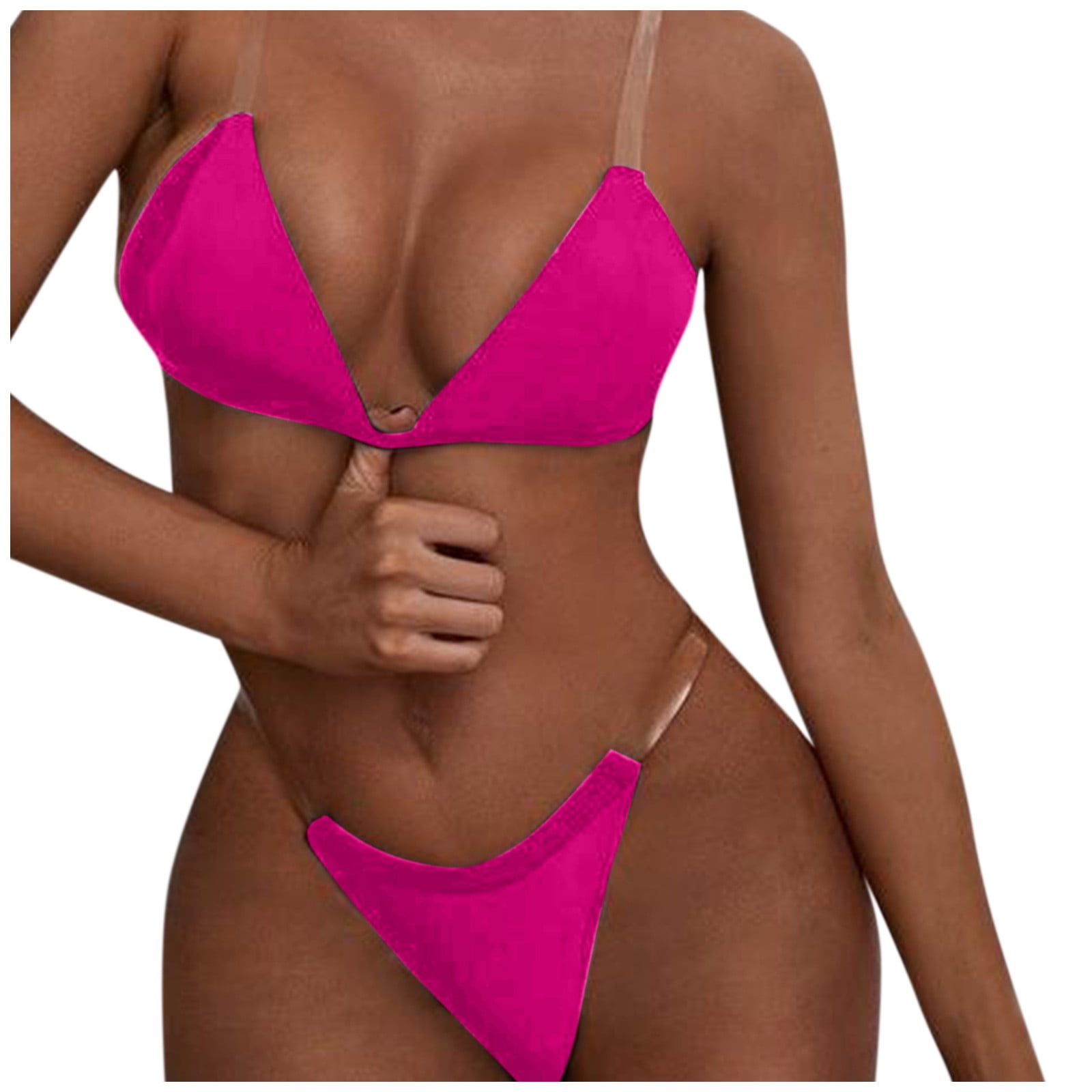 CZHJS Women's Thong Bikini Clearance Bathing Suits Summer Beach Outfit ... CZHJS Women's Thong Bikini Clearance Bathing Suits Summer Beach Outfit ...