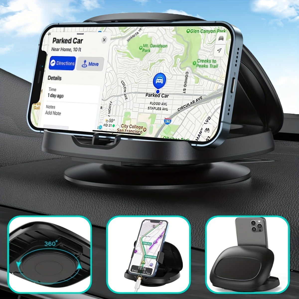 Click here for Grm Secure Your Phone In Style - 360° Rotating Car... prices