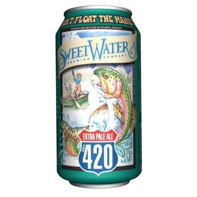 SweetWater Brewing Company 420 Extra Pale Ale Beer, 12 fl. oz. can, 12 ...