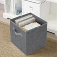 PinkSheep 11" Collapsible Cube Storage Bins, Fabric Storage Cubes ...
