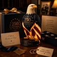 USA 250th Anniversary Patriotic Eagle Light Statue, 1776-2026 America ...