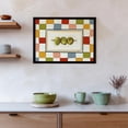 Affixzi Vintage Martini Olive Art, Rustic Kitchen Decor, Horizontal ...