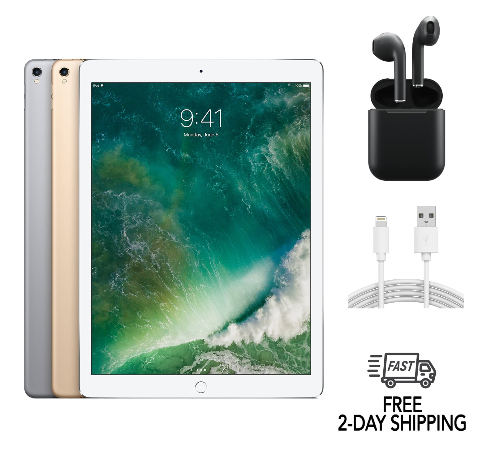 Pre-Owned Apple iPad Pro 12.9" (2nd Gen) A1670 (WiFi) 256GB Space Gray ...