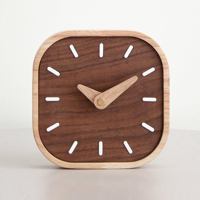 Click here for Yizhihui Creative Solid Wood Small Table Clock  Mi... prices