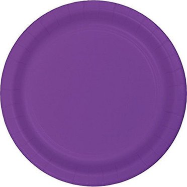 Touch of Color Plastic Lunch Plates, 7", Burgundy, 20 Ct - Walmart.com