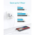 Anker 2-Pack Dual Port 12W Wall Charger, Foldable USB Charger ...