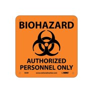 National Marker Construction Entrance 14X20 Rigid Plastic Danger Sign ...