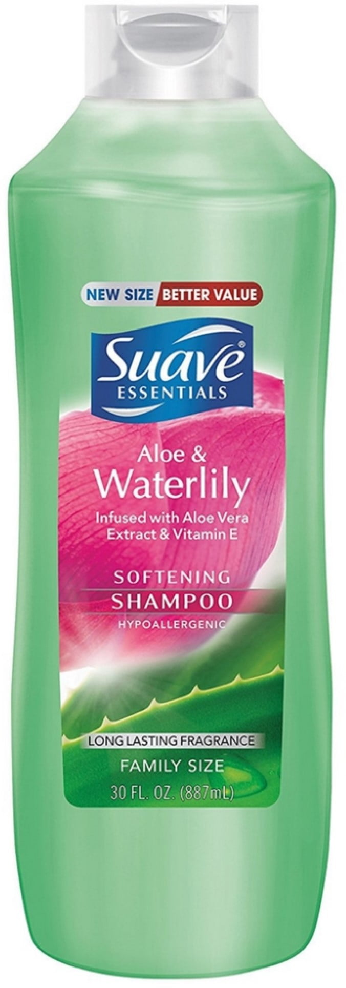 Suave Essentials Shampoo, Aloe Waterlily 30 oz (Pack of 4) - Walmart.com