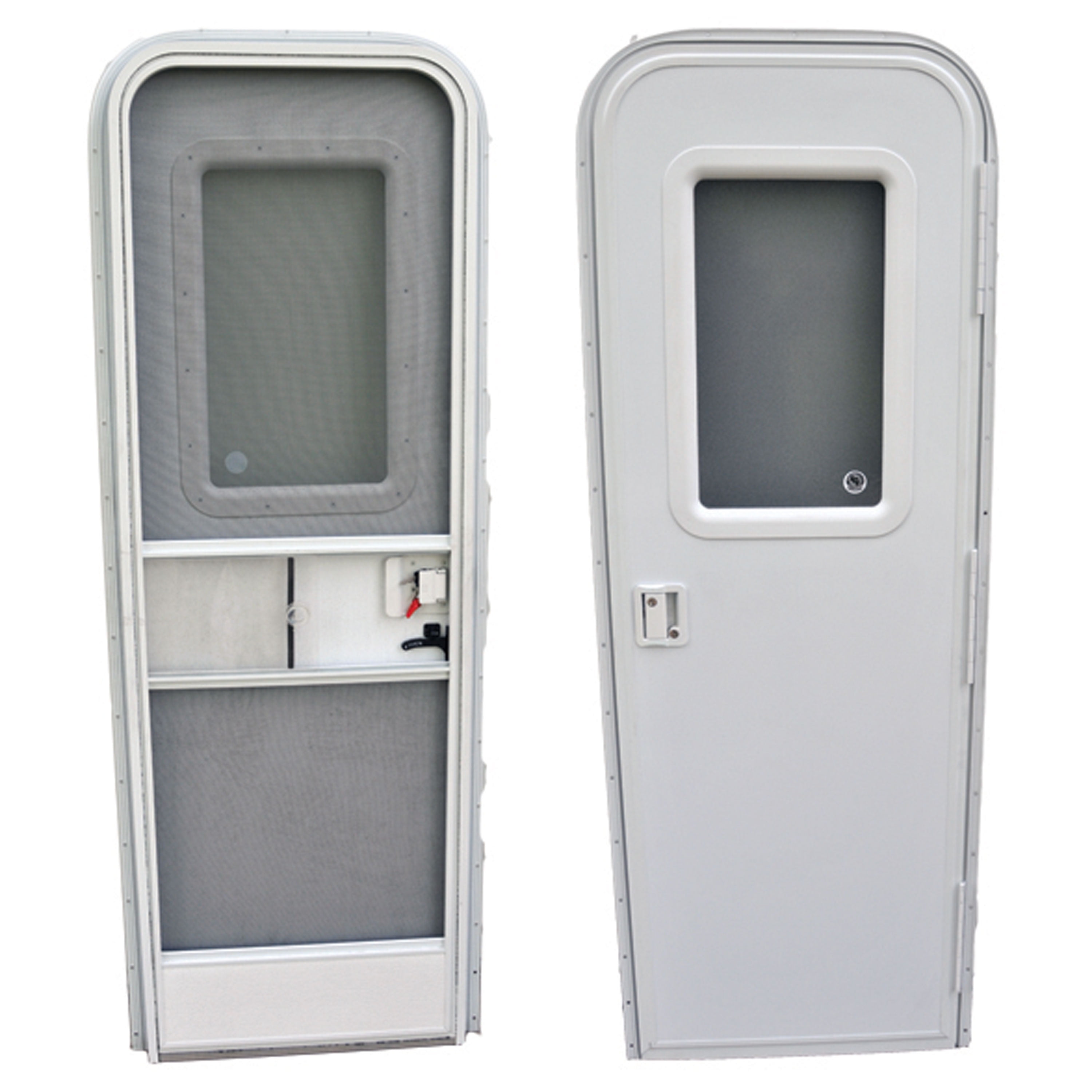 AP Products 015-217709 RV Radius Entrance Door - 26" x 72", Polar White ...
