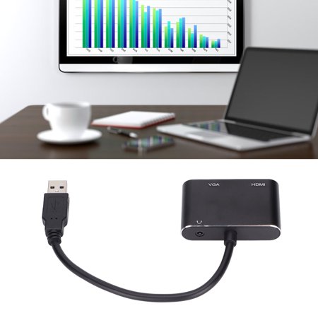 Domqga High Definition Multimedia Interface To USB Adapter 1080P Dual ...