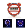 DIY Digital LED Alarm Clock Electronic Date Time Sound Light Control ...