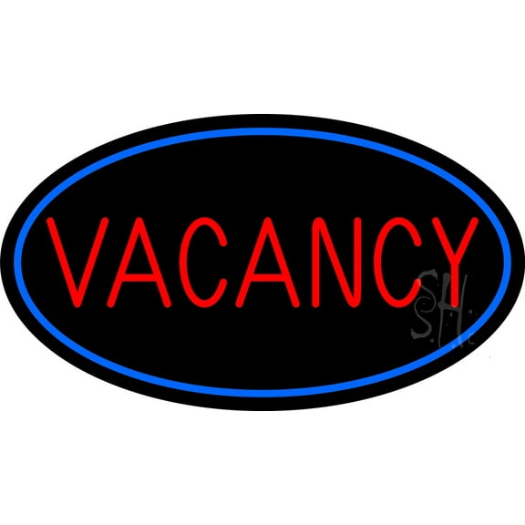 Oval Red Massage Green Border Animated LED Neon Sign 13 x 24 - inches ...