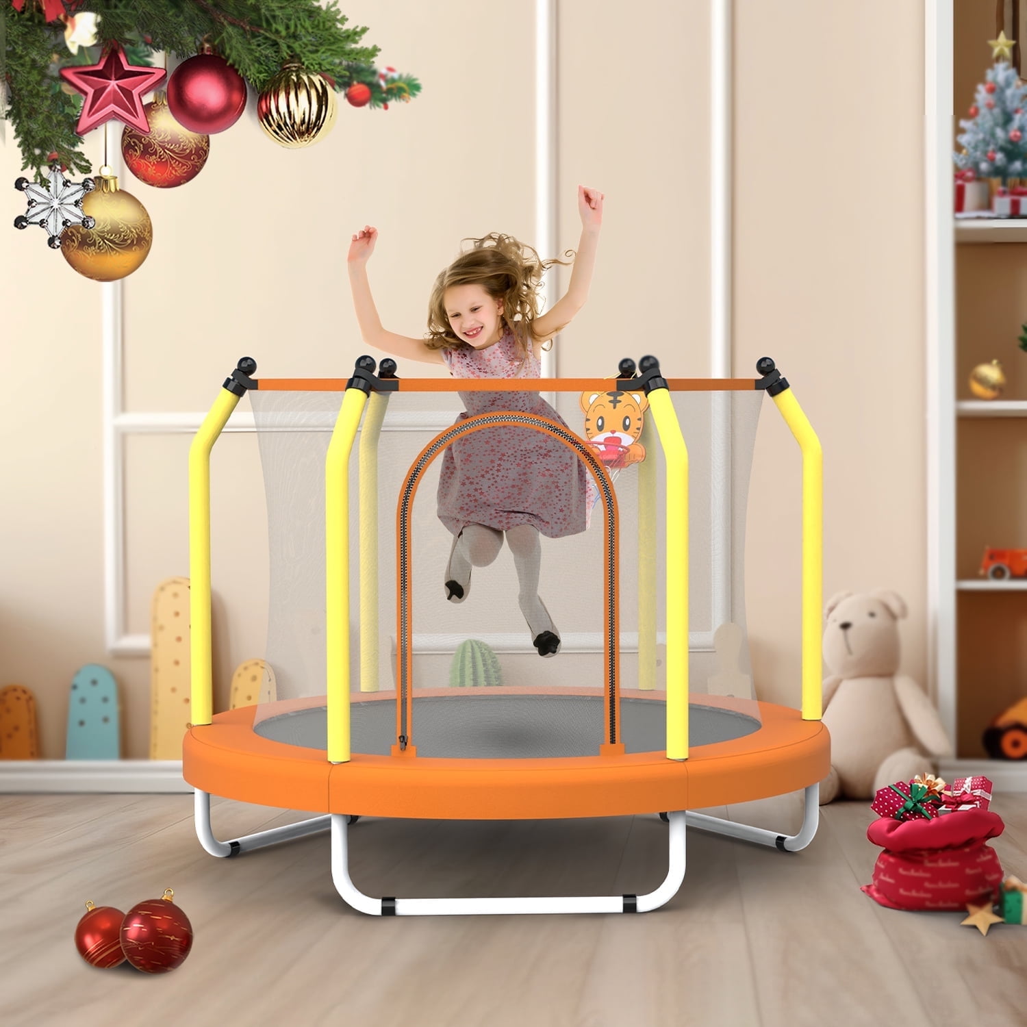 Click here for Mersco 55inch Kids Trampoline For Toddlers  Indoor... prices