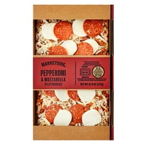 Marketside Pepperoni and Mozzarella Flatbread Pizza, Marinara Sauce, 11 ...