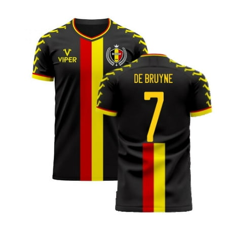 Belgium 2022-2023 Away Concept Football Kit (Viper) (DE BRUYNE 7 ...