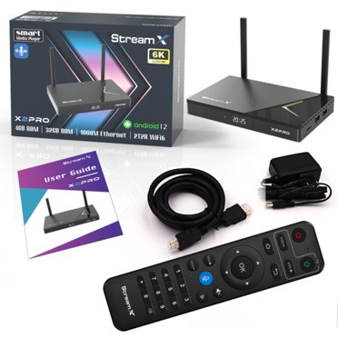 2025 Streamx X2 Max Superbox,6K Ultra Hd with 4GB+64G , 1700+ Live TV ...