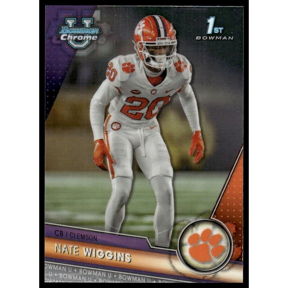 2023 Bowman Chrome University Nate Wiggins #35 1st Bowman - Walmart.com