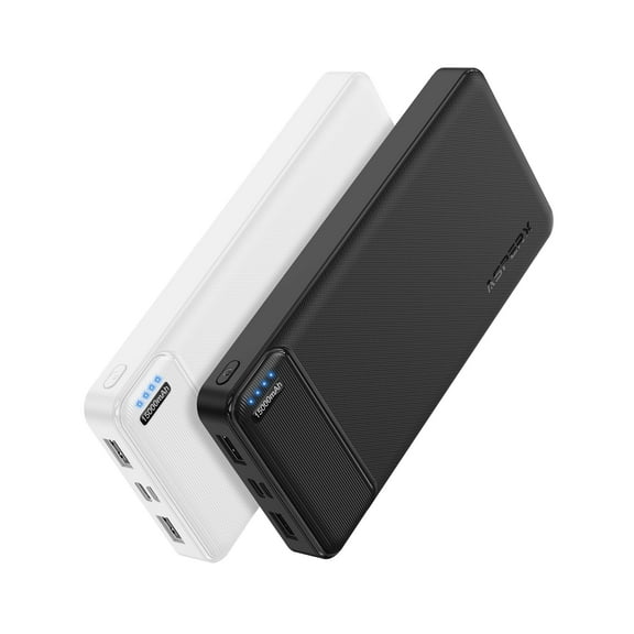 myCharge 15,000mAh Portable Charger, Integrated Lightning and USB-C ...