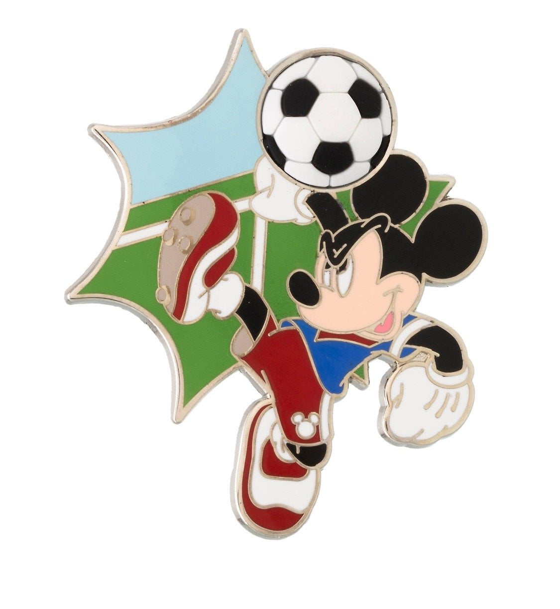 Disney Parks Mickey Mouse Soccer Pin New with Card - Walmart.com
