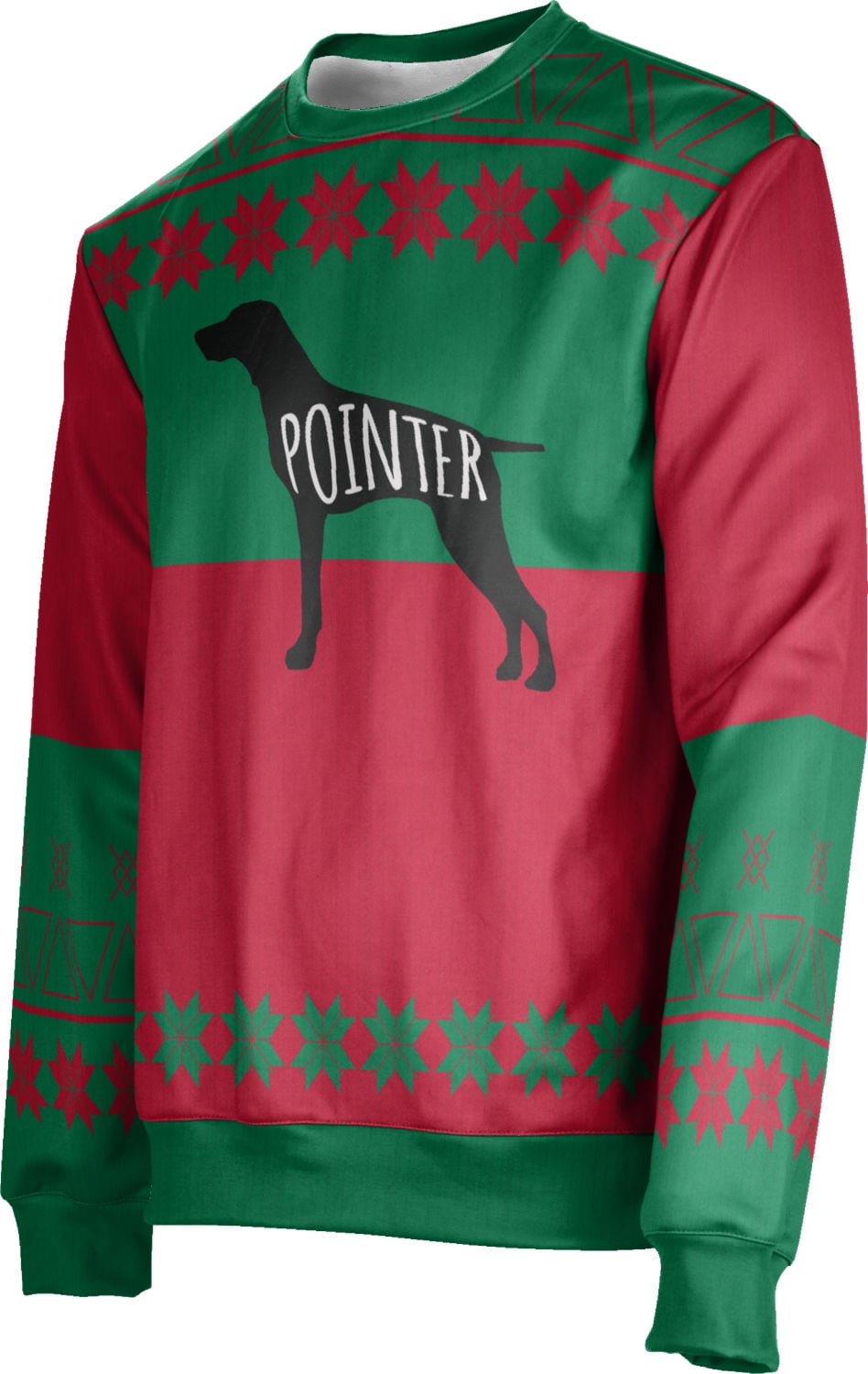 ProSphere Men's Pointer (Green) Ugly Holiday Jingle Sweater (Apparel ...