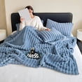 AUQ 2026 New Thickened Rabbit Plush Nap Blanket,Faux Fur Throw Blanket ...