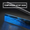 Blank Stainless Steel Plates Temporary Stop Sign 180x45x1mm DIY ...