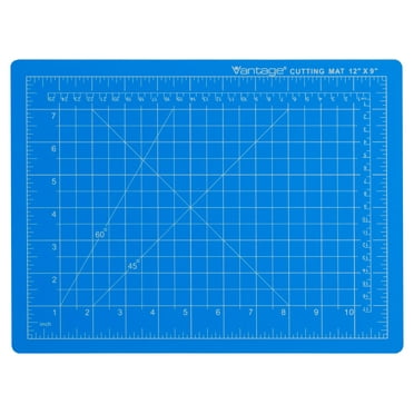 The Quilted Bear Rotating, Locking & Self-Healing Cutting Mat Blue - 12" x 12" - Walmart.com