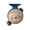 "DAE AS200U-75 Brass Water Meter with 3/4"" NPT Couplings, Flow ...