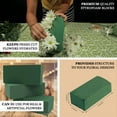 Efavormart Set of 3 Green Wet Foam Floral Bricks Styrofoam Blocks for ...