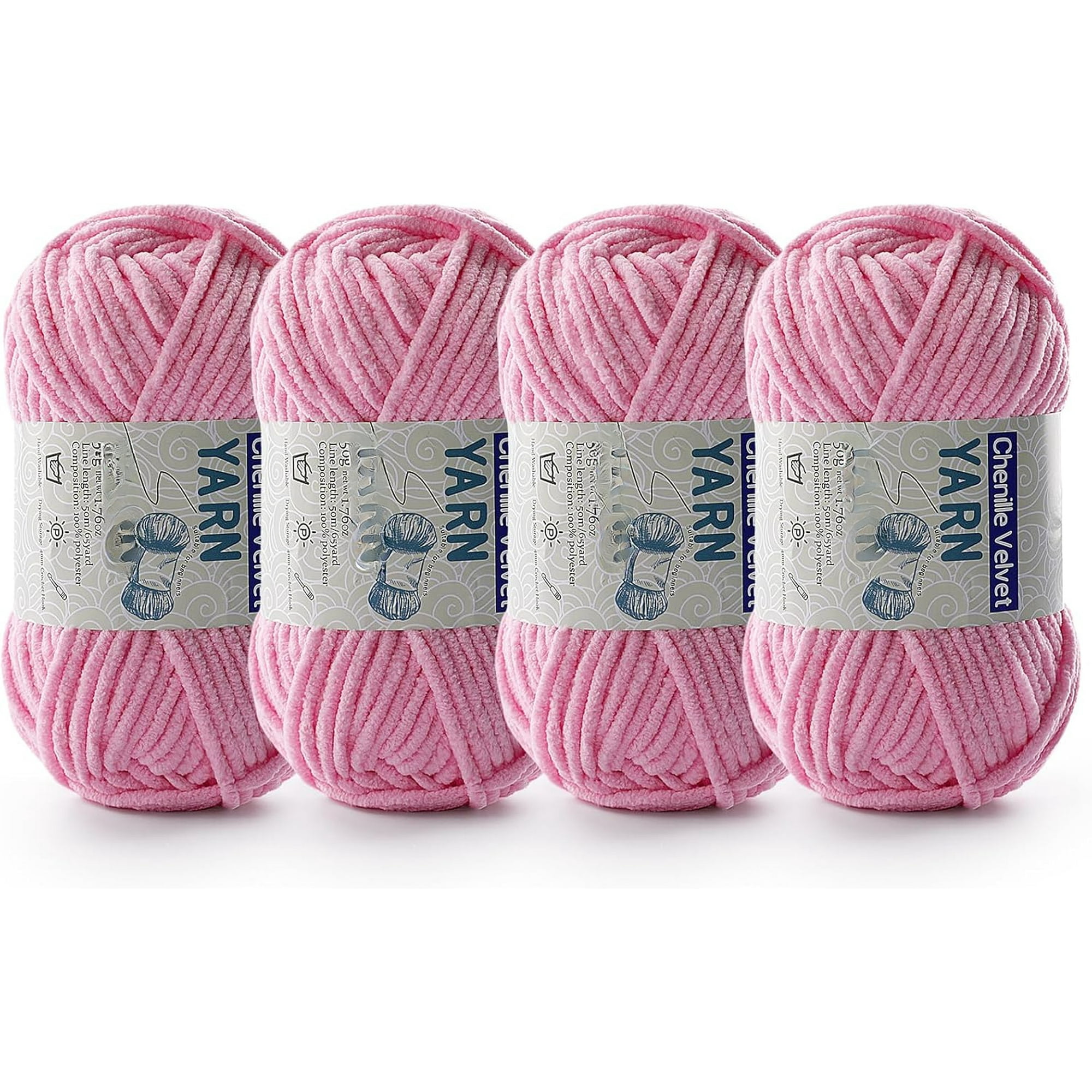 Click here for Bindamon 2 Pac Chenille Yarn For Crocheting - Fluf... prices