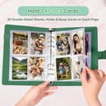UniMall A5 Photocard Holder and Binder, PU Leather 6-Ring Album with ...
