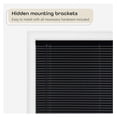 Cordless Room Darkening Mini Blind - 30 Inch Width, 64 Inch Length, 1 ...