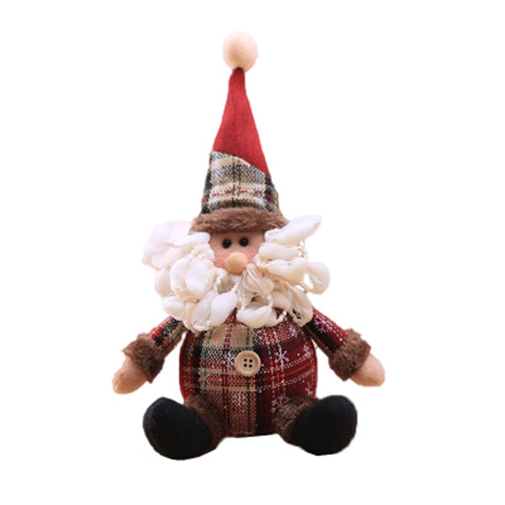 Christmas Plush Dolls Christmas Snowman Santa Plush Toy Soft Plush ...