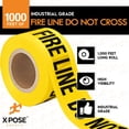 12pk Fire Line Do Not Enter Tape Roll - 12 Rolls - 1000 Ft x 3 Inch ...