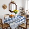 Blue Gray Table Cloth Waterproof Tablecloths, Modern Simple Abstract ...