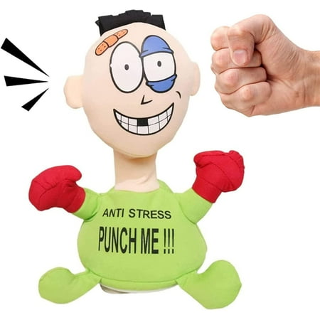 Electric Plush Anti Stress Doll, Funny Punch Me Screaming Doll, Desk ...