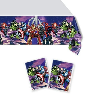 Superhero Tablecover - Party Supplies - 1 Piece - Walmart.com