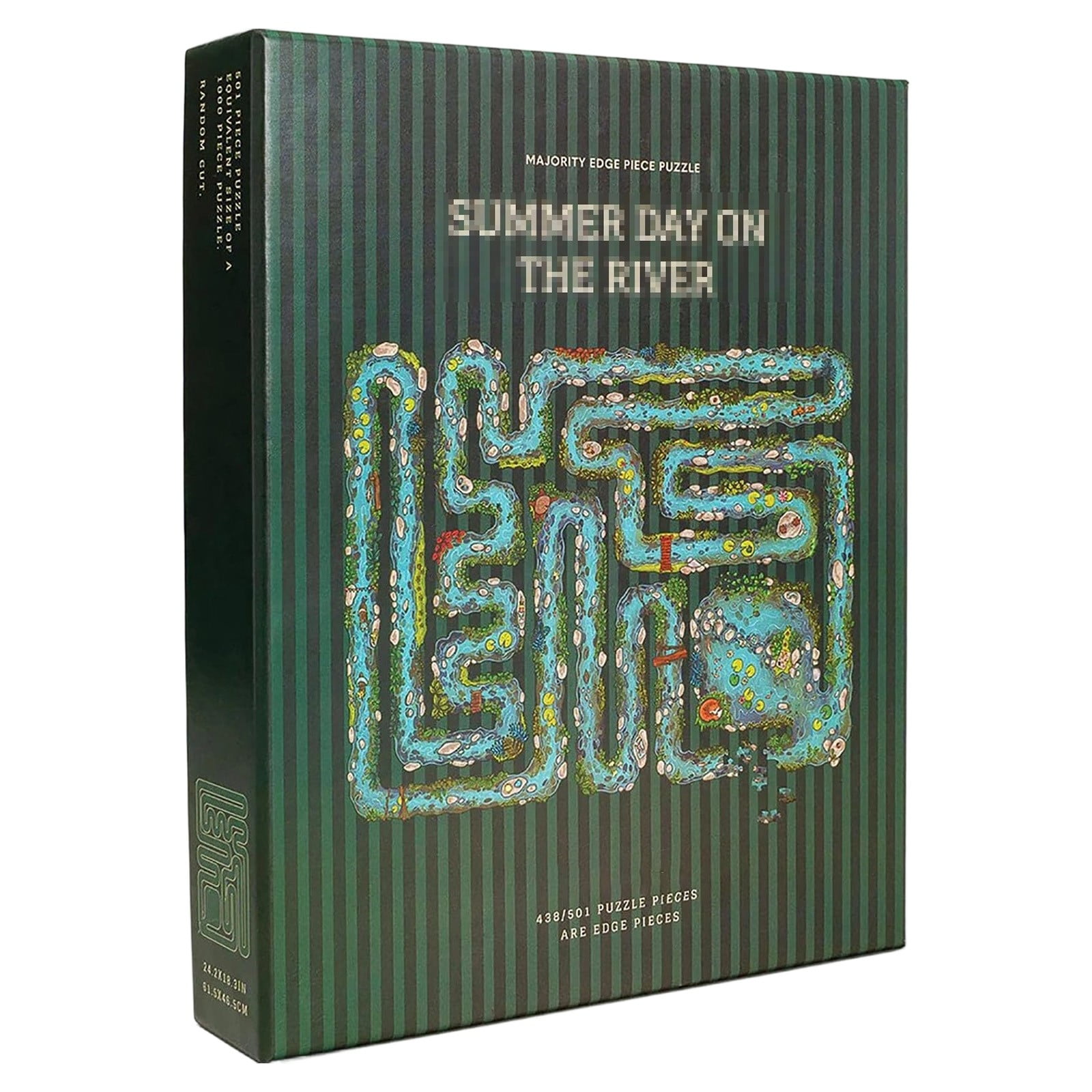 Summer Day on the River Puzzle, River-themed Puzzle, High-difficulty ...