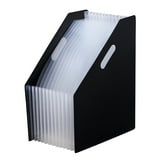 MLINS Vertical Folder Large Capacity File Holder Telescopic Organizer ...