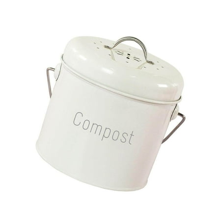 3L Garden Compost Bin Countertop Compost Pail for Kitchen Indoor with ...