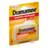 Dramamine Kids Chewable, Motion Sickness Relief, Grape Flavor, 8 Count ...