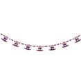 4th Of July Patriotic Hat Garland Flag Beads Independence Day Red White ...