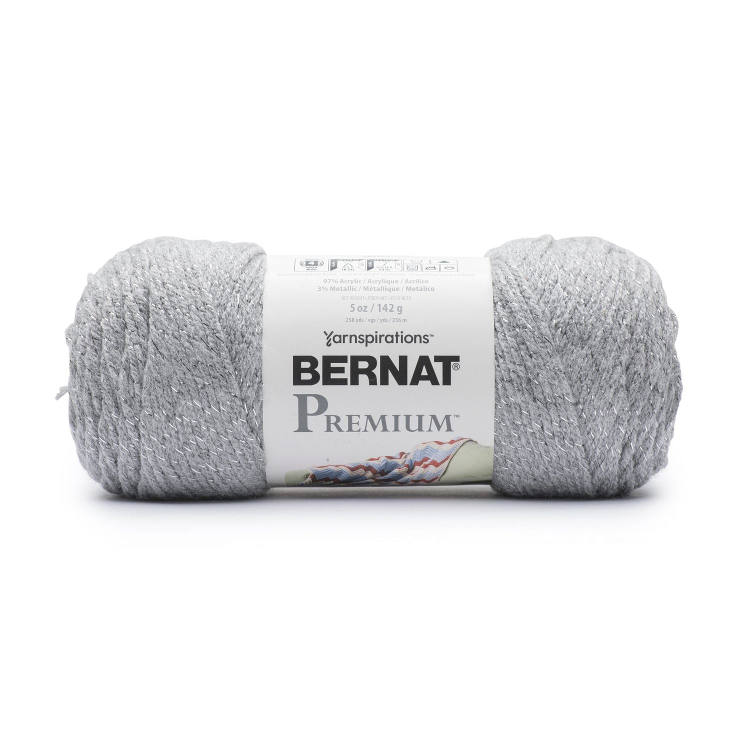 Click here for Bernat Premium Sparkle Yarn  Acrylic #4 Medium  5o... prices