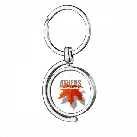 athens city outline Rotating Keychain Metal Keyring Holder - Walmart.ca