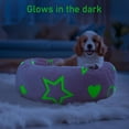 Dog Bed Covers Replacement Washable with Glow in The Dark Gray Star ...