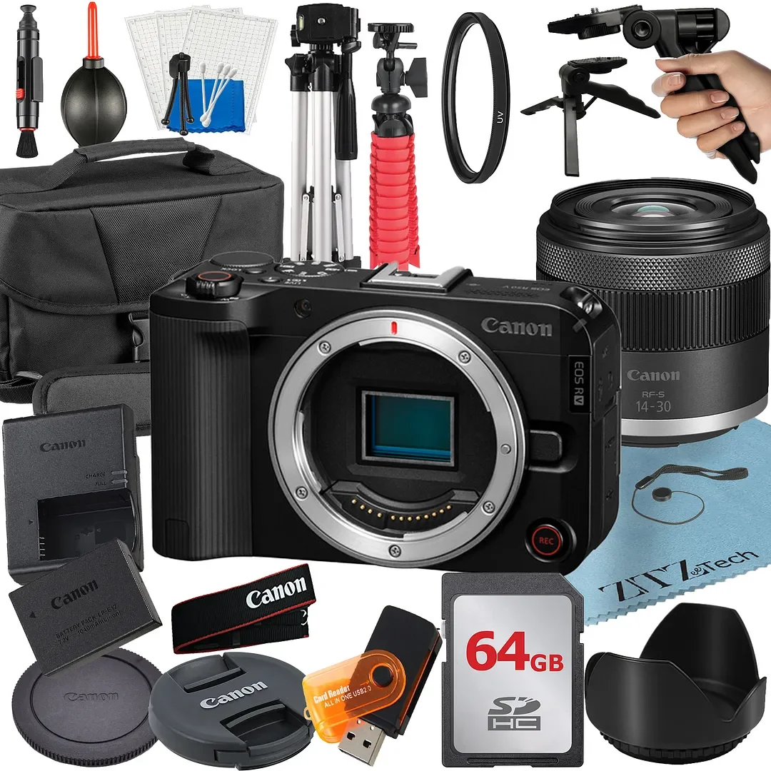 Click here for Canon Eos R50 V Mirrorless Camera With 14-30mm Len... prices