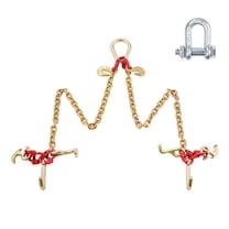 KFFKFF J Hook Chain, 5/16" x 6' G80 with a 15" Shank, RTJ Cluster ...