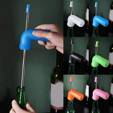 Beer Snorkel Beer Bong For Beer Drinking Games Party (white & Black ...