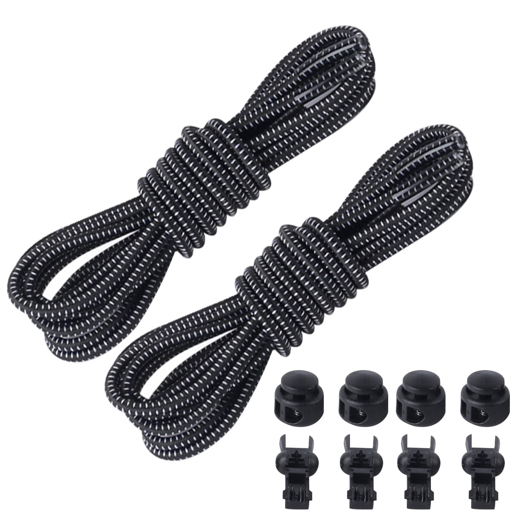 Click here for Coofit 2 Pairs 3.28ft Shoe Laces Elastic No Tie Ro... prices